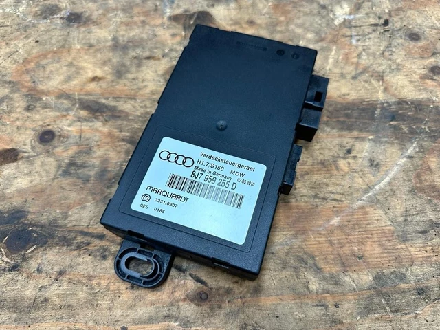 AUDI TT TTS Ttrs Mk2 8J Convertible Roadster Roof Ecu Control Module ...