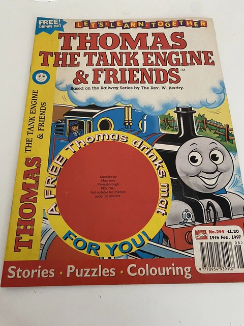 VINTAGE THOMAS THE Tank Engine & Friends Magazine 19th Feb 1997 Issue ...