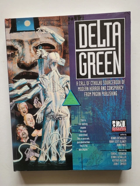 DELTA GREEN CORE rules Call of cthulhu CoC horror rpg book lovecraftian ...