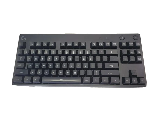 LOGITECH PRO TENKEYLESS Mechanical RGB Backlit Gaming Keyboard Tested ...