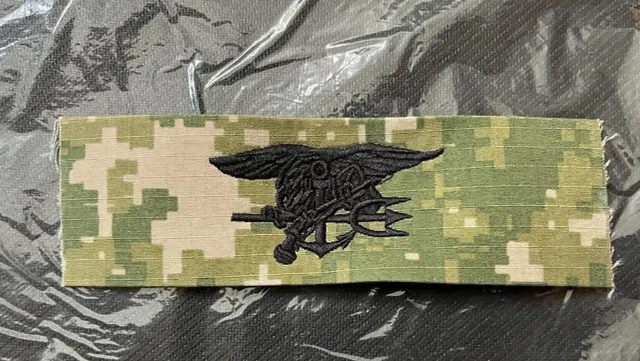 NEW USN NAVY SEAL NWU Type III Trident Uniform Insignia Patch AOR2 ...