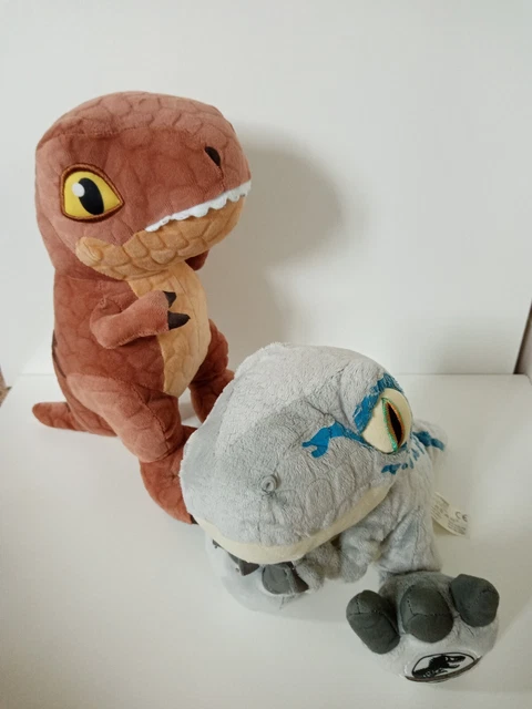 JURASSIC WORLD CAMP Cretaceous Plush Bundle Dinosaur 10" Soft Toy Posh ...