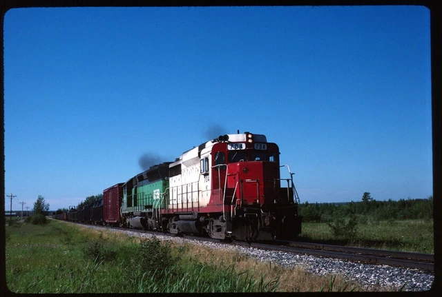 ORIGINAL RAIL SLIDE - WC Wisconsin Central 704+ Dafter MI 7-19-1990 EUR 5,42 - PicClick FR