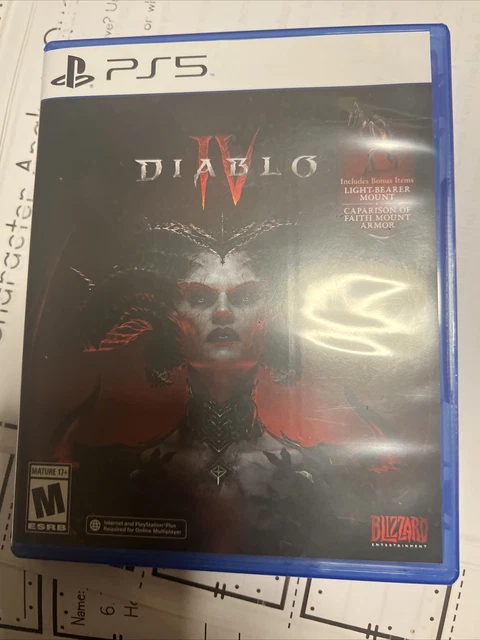 DIABLO 4 - Sony PlayStation 5 (PS5) - Diablo IV EUR 45,04 - PicClick FR