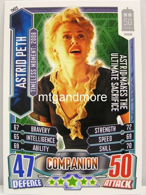 #TM33 ASTRID PETH - Alien Attax Doctor Who - 50ème Années EUR 1,00 ...