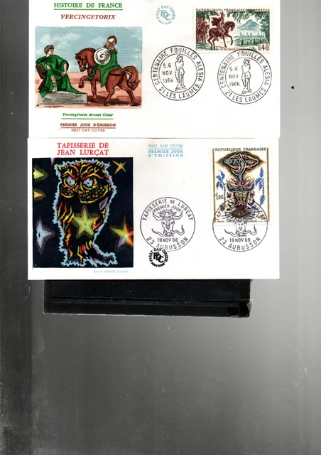 LOT DE 2 Enveloppes 1Er Jour France 1966 EUR 1,60 - PicClick FR