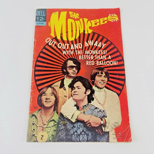 VINTAGE THE MONKEES Magazine Comic 2#14 Aug 1968 Out, Out And Awaay ...