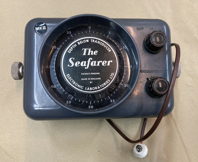VINTAGE SEAFARER 2 Range Depth Sounder Multi Range Ech Sounder Boat ...