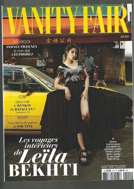 VANITY FAIR-JUIN 2022-LEILA BEKHTI/S.SWEENEY/Emma RADUCANU/Déva CASSEL ...