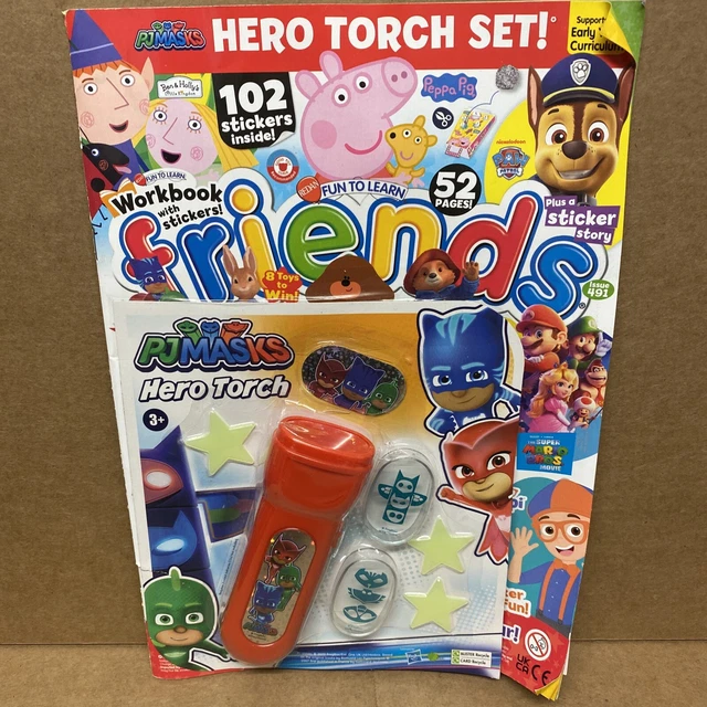 FUN TO LEARN Friends Magazine Issue 491 - with play set pj mask hero ...