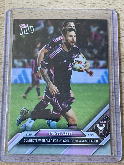 TOPPS NOW 2023 2024 Lionel Messi Inter Miami Card Number 9 £5.50 ...