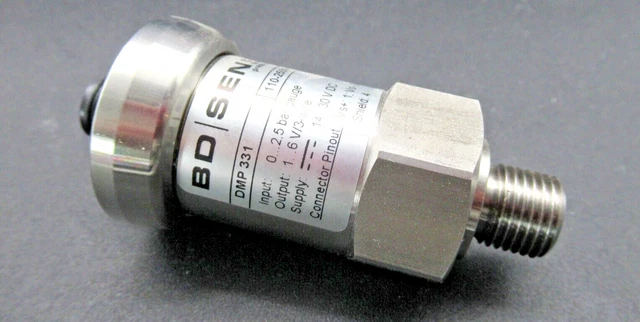 BD SENSORS DMP 331 Industrielle Druck Sender Für Niederdruck 2.5Bar Neu ...