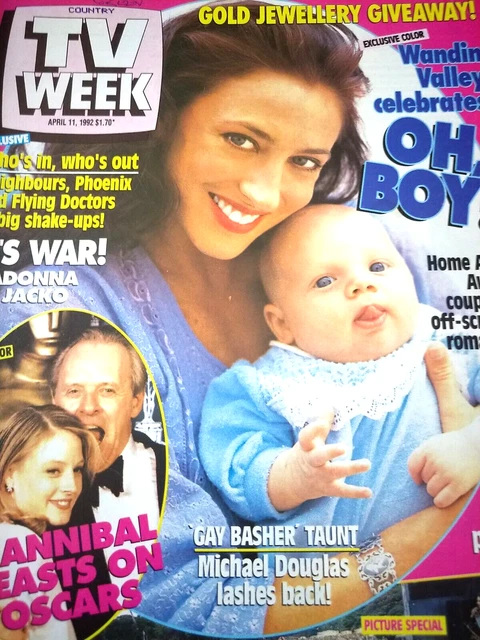 1992 TV WEEK magazine Madonna~Jodie Foster~Def Leppard~Dannii Minogue ...