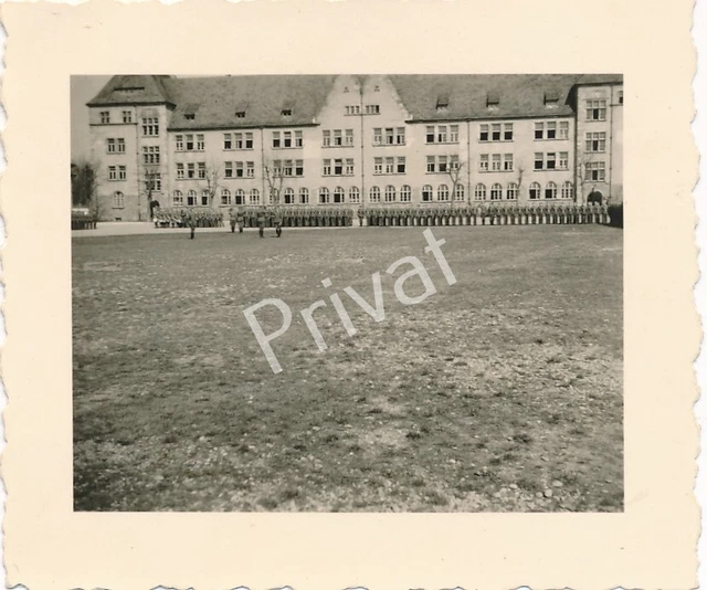 FOTO WK II Heeres Unteroffiziers Vorschule Aufstellung Parade Appell K1 ...