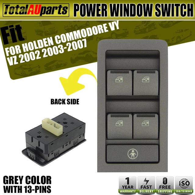 POWER MASTER MAIN Window Switch for Holden Commodore VY VZ 2002-2007 ...