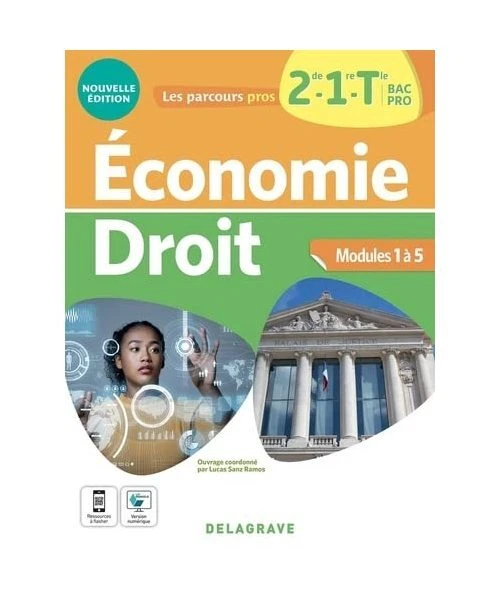 ÉCONOMIE-DROIT 2DE, 1RE, Tle Bac Pro (2022) - Pochette élève, Audrain, Domini EUR 24,20 ...