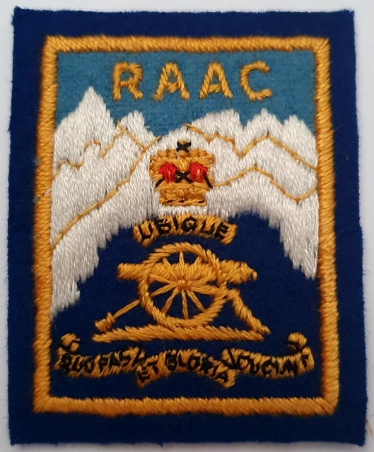 ROYAL ARTILLERY ALPINE Club Anorak Badge Vintage Badge Patch. British ...