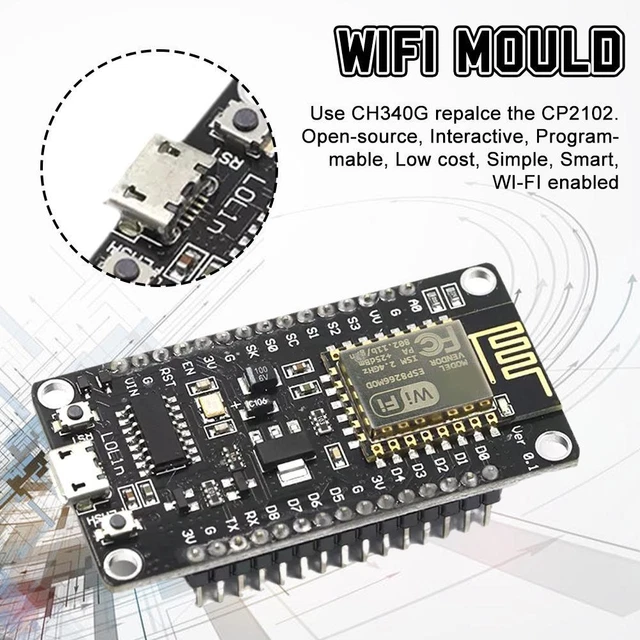 NODEMCU ESP8266 ESP-12E CH340G WIFI Network Development Board For Arduinon P8W0 $4.49 - PicClick CA