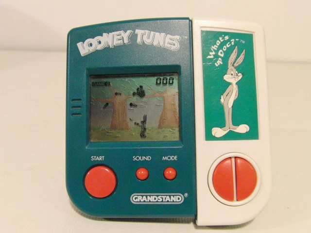 RARE VINTAGE LOONEY Tunes Grandstand LCD Electronic Handheld Computer ...