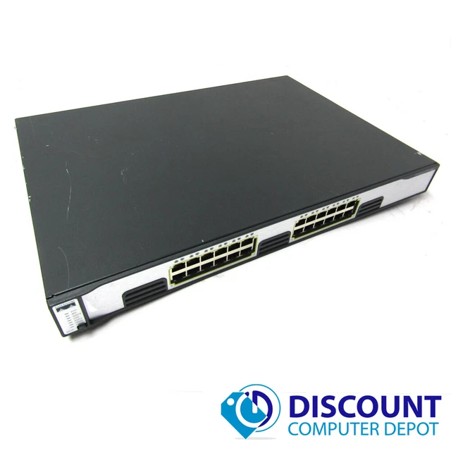 CISCO CATALYST WS-C3750G-24TS-E 24 Port Gigabit Ethernet Switch 4x SFP ...
