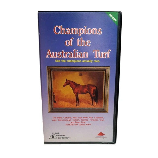 SEALED CHAMPIONS OF The Australian Turf VHS Video Tape PAL 1989 Phar ...