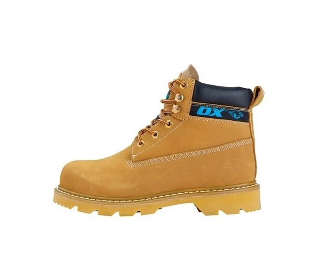 OX TOOLS STEEL Toe Cap Honey Nubuck Safety Boots UK Men’s Size 6 £34.00 ...