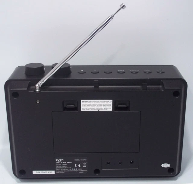 BUSH DAB+ MAINS Battery Radio in Black MODEL: ne-2722 £42.27 - PicClick UK