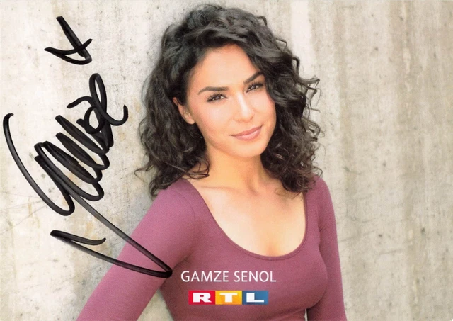 GAMZE SENOL UH GZSZ Gute Zeiten Schlechte Zeiten orig Autogramm RTL ...