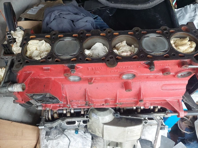 BMW M50B25 NON Vanos 70k engine block, crank and pistons from an auto ...