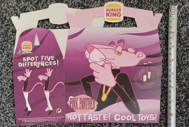 2001 KFC & Burger King Pink Panther Kids Meal Box Bundle Vintage ...