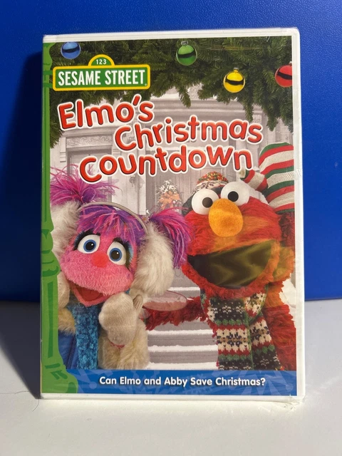 SESAME STREET ELMO‘S Christmas countdown (DVD) Standard.……….BRAND NEW ...