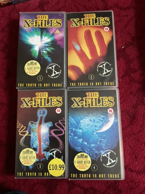 THE X FILES VHS Video Collection 4 Tapes Files 1-4. 1993. £4.00 ...