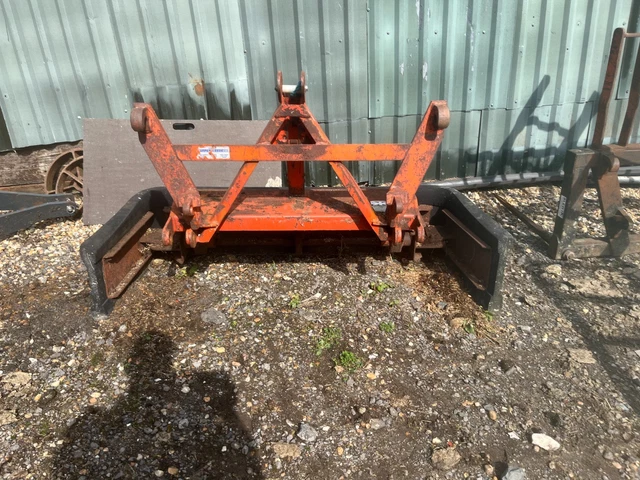 PARMETER YARD SCRAPER with three point linkage and euro loader brackets ...