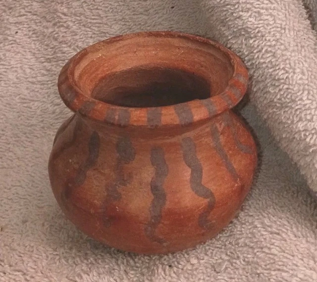 PREHISTORIC PRE-COLUMBIAN MISSISSIPPIAN Culture Painted Pottery Mayan ...