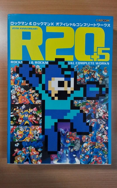 BOOK ROCKMAN & Rockman X Official Complete Works R20+5 25th Anniversary ...