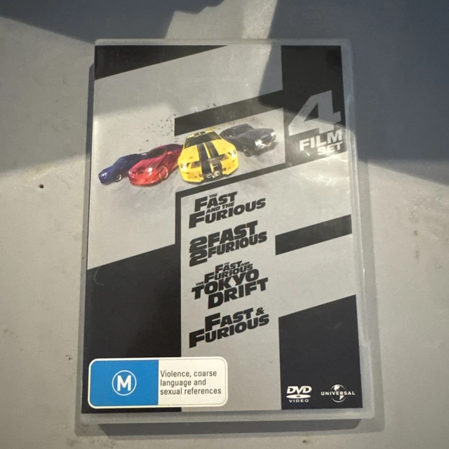 THE FAST AND The Furious - 4 Film Set (missing Fast & Furious DVD $5.00 ...
