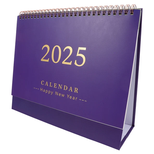 2025 DESK CALENDAR Flip for Standing Academic 2024-2025 Calendars £9.88 ...