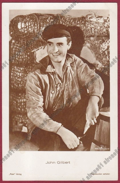 JOHN GILBERT 30 ATTORE ACTOR CINEMA MUTO SILENT MOVIE Cartolina ...