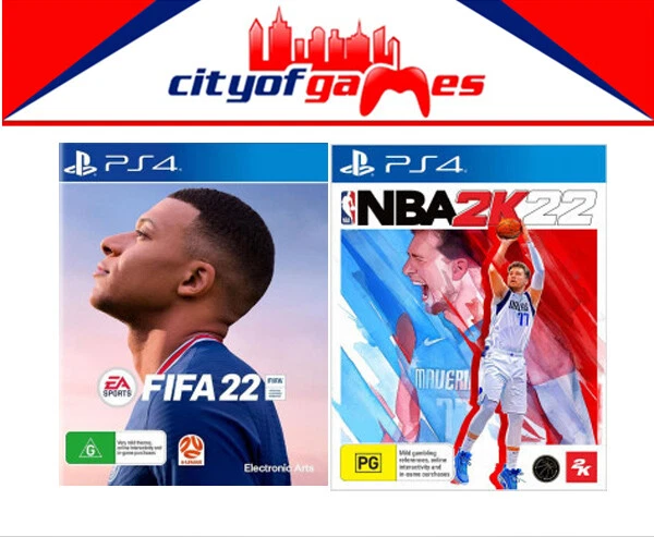 FIFA 22 & NBA 2K22 PS4 Game Bundle Brand New In Stock $163.95 - PicClick AU