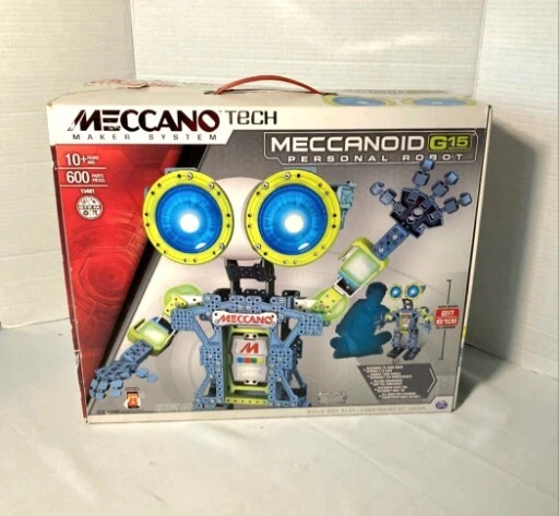 MECCANO TECH MECCANOID G15 Personal Robot Building Set STEM Play Blocks ...