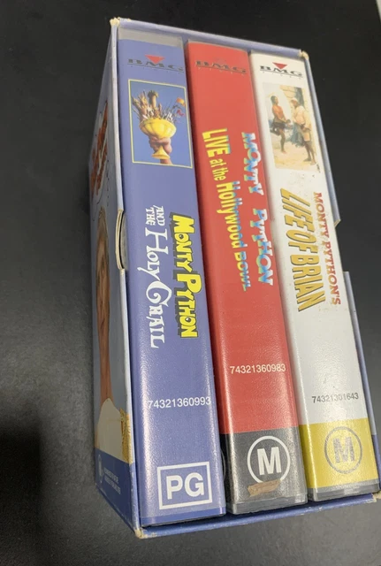 THE MONTY PYTHON VHS Collection 3 Video Tapes Boxset John Cleese $20.28 ...