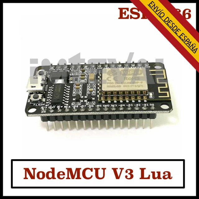 NODEMCU V3 ESP8266 ESP12F CH340 WiFi Wireless Modulo Lua Tarjeta ...