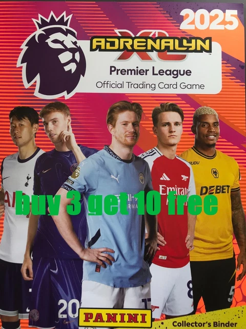 PANINI ADRENALYN XL Premier League 2025 Base Cards #10 - #225 £1.25 ...