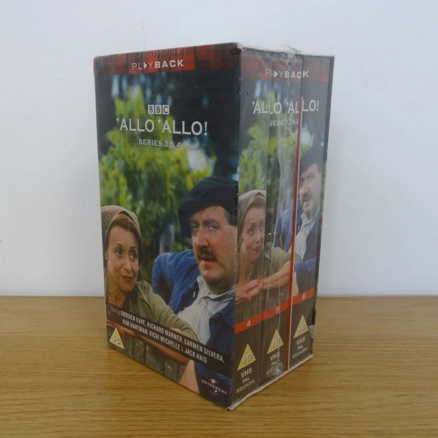 NEW BBC 'ALLO 'Allo! Series 3 & 4 VHS Box Set Playback UK Release ...
