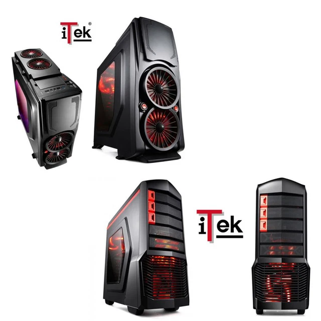 CASE PC ITEK BI-TURBO/ALIEN GAMING MIDDLE TOWER ATX / M-ATX USB3.0 ...