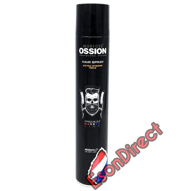 MEN'S HAIR SPRAY Morfose Professional Barber Hairspray Extra Strong ...