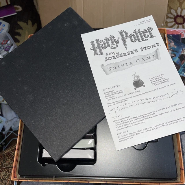 SEALED HARRY POTTER & The Sorcerers Stone Trivia Board Game 2000 ...