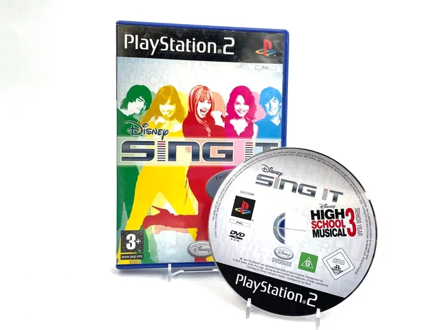 DISNEY HIGH SCHOOL Musical Sing It Sony PlayStation 2 PS2 Complete Game ...