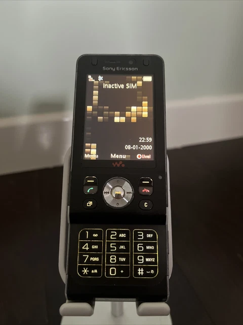 SONY ERICSSON WALKMAN W910i - Black (Unlocked) Retro T9 Slider Mobile ...