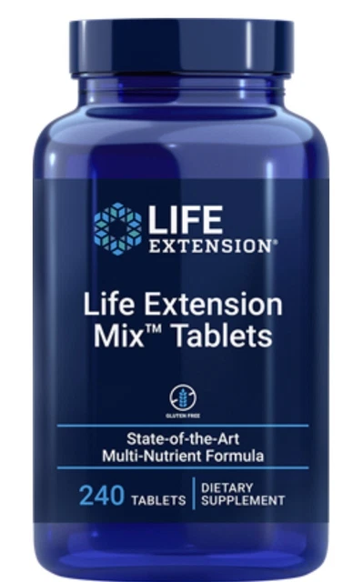 LIFE EXTENSION MIX Tablets State Of The Art 240 Tablets BBD 06/2023 £54 ...